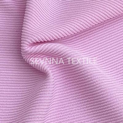 Китай Устойчивые ребристые повторно использованные бикини пляжа Colorfastness ткани Swimwear высокие продается