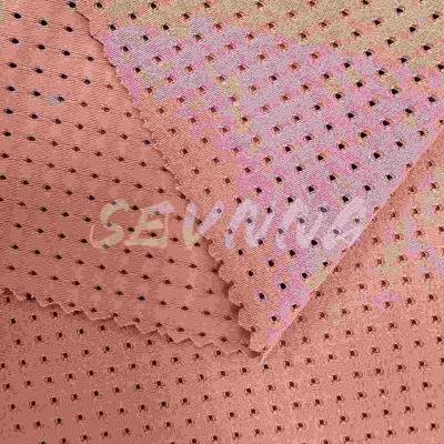 China Stretchability Seamless Gym Bra Material With Moisture Wicking Technology for sale