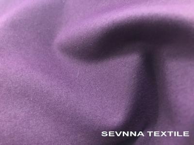 China Jersey 2 Way Stretch Purple Lycra Fabric Plain Colors For Compression Activewear for sale