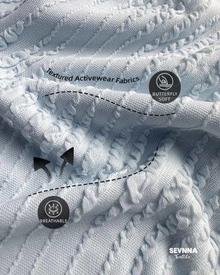 Cina Tessuto di spandex di poliestere bianco da 240 grammi con rigidità del colore di grado 2-5 in vendita
