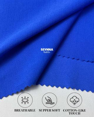 Cina 270gm Materiale a maglia doppia Dettagli 93% Nylon riciclato 7% Spandex per abiti sostenibili e confortevoli in vendita