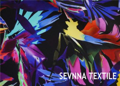 China Circular Knitting Recycled Material Fabric , Swimwear Material Fabric With Digital Prints for sale