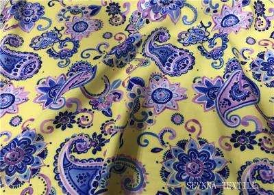 Cina Eccellenti stampati Paisley del tessuto del reggiseno di sport di Elastane dell'elastam passano uniformemente i colori della maglia di catena di tatto in vendita