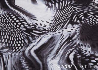 China Snake Tiger Lilly Print Polyester Spandex Fabric Warp Stretch For Bikini Swim Suit for sale