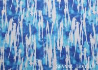 China Sublimation Heat Transfer Polyester Spandex Fabric Geometric Pattern Design for sale
