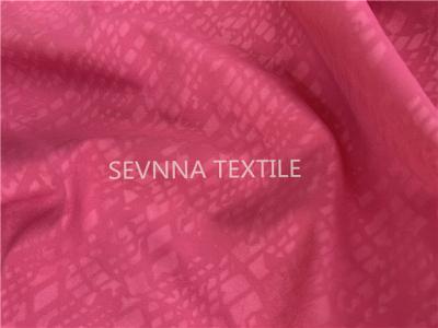 China Soft Retro Lining Nylon Lycra Activewear Knit Fabric Gym Training Rose Red for sale
