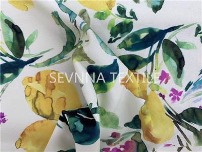 Cina Il Activewear di forma fisica delle donne FM2019 tricotta il tessuto Digital Rose Floral Printing in vendita