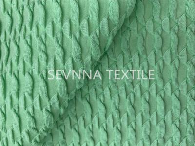 Cina Filato di struttura di verde della menta il poli ha riciclato l'elastam di Repreve del tessuto dello Swimwear in vendita