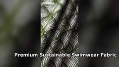 Eco Friendly Recycled Swimwear Fabric for  Sustainable Brands