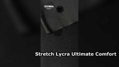 High Elasticity Stretch Lycra Fabric with Moisture Wicking and UV Protection for Activewear
