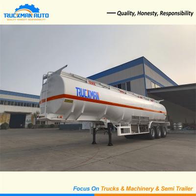 China 45000 Liter Oil Tank Trailer With 16 Tons Axle Carbon Steel for sale
