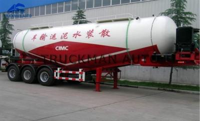 Cina 3 camion di Bulker del cemento di CBM degli assi 40, materiale dell'acciaio di mn del rimorchio O345 dei semi del cemento in vendita