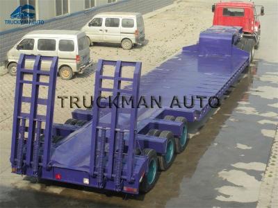Cina 3 linea 6 letto basso del rimorchio del camion degli assi, camion basso del letto che carica 100 tonnellate in vendita