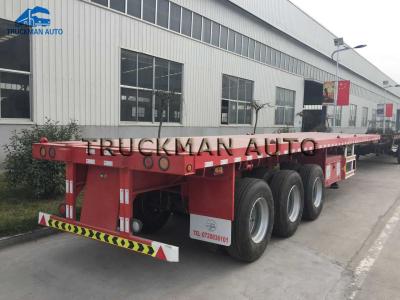 China 3 Axles 20 40 45 Feet Container Semi Trailer With Stonger Leaf Spring for sale