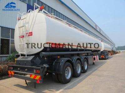 Cina Rimorchio protetto contro le esplosioni dei semi della petroliera, semirimorchio cisterna 40-50 CBM della benzina in vendita