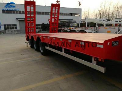 中国 適用範囲が広いLowbedのトレーラ トラック、3つの車軸低いベッドのトレーラー負荷70トンの 販売のため