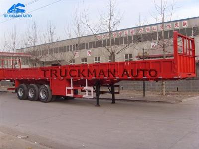 China 40ft Behälter-Art Seitenwand-halb Anhänger mit Jost-Marken-Traktor Pin zu verkaufen