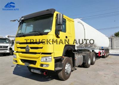Cina 50 tonnellate dell'olio di camion del trasporto, rimorchio dei semi del carro armato con l'estintore in vendita