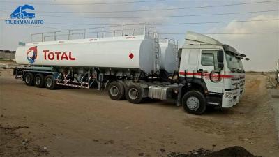 Cina 50 tonnellate dell'olio di camion del trasporto, rimorchio dei semi del carro armato con l'estintore in vendita