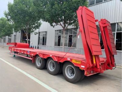 Cina Assi bassi rossi del rimorchio 3 dei semi del letto del collo d'oca che caricano e che trasportano macchina in vendita