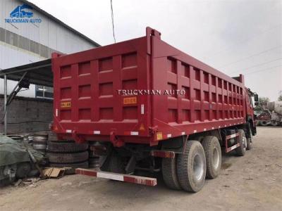 Cina Autocarro con cassone ribaltabile della seconda mano del carraio di Sinotruck Howo 8x4 12 in vendita
