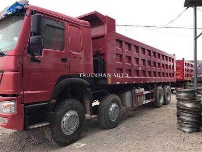 Cina Autocarro con cassone ribaltabile della seconda mano del carraio di Sinotruck Howo 8x4 12 in vendita
