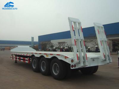 Cina Asse 3 50 tonnellate del letto di rimorchio basso dei semi per l'escavatore Transportation in vendita