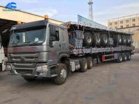 China 3 Axle 40FT Container Semi Trailer T700 High Strength Steel 40-50 Tons for sale
