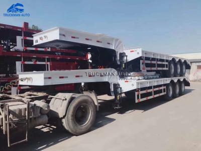 China Remolque bajo automático de la cama del árbol 50T de la soldadura FUWA semi en venta
