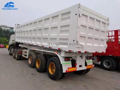 Cina L'asse unico della sospensione 70 tonnellate scarica il rimorchio dei semi in vendita