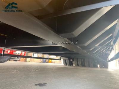 China 5 as 100 Ton Low Bed Semi Trailer voor Op zwaar werk berekende Machines Te koop