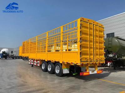 中国 半70000kg BPWのブランドの貨物トレーラー3の車軸側面 販売のため