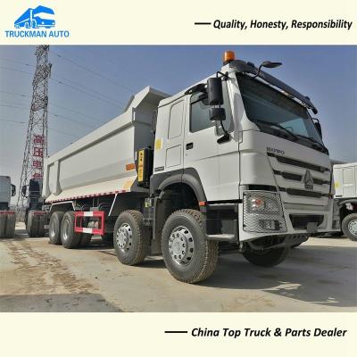 Cina 371HP 50 tonnellate di SINOTRUK HOWO 8x4 di autocarro con cassone ribaltabile resistente con il secchio di forma di U in vendita