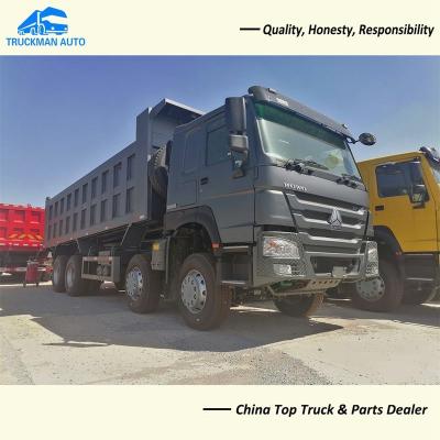 Cina 12 ruota 371HP SINOTRUK HOWO 8x4 RHD Tipper Trucks For Zambia in vendita