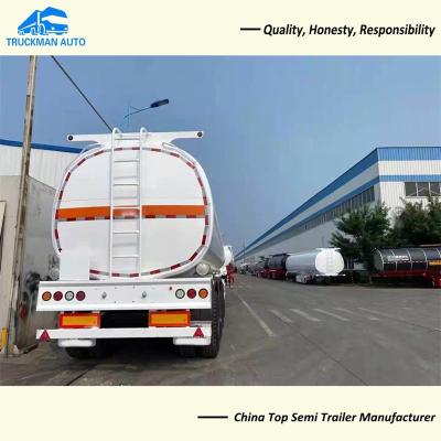 China 4 reboque do depósito de gasolina do eixo 54m3 54000L para Gana 6 PCes Comdepartment à venda