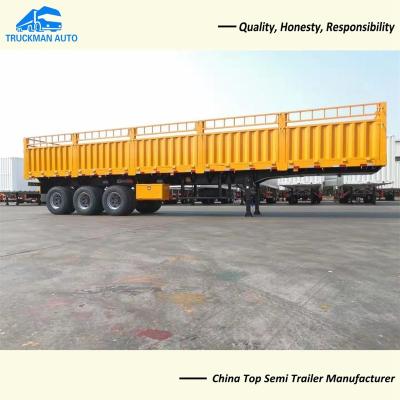 China 3 Axle Side Wall Good Fences Anhänger-Behälter-Anhänger für Transportunternehmen zu verkaufen