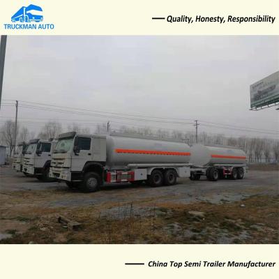 Cina Rimorchio della cisterna di Antivari di tiraggio di 25000 litri per trasporto liquido chimico in vendita