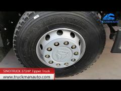 9.725L autocarro con cassone ribaltabile pesante del motore 371HP SINOTRUK