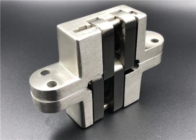 China Mortise Mount Concealed Invisible Hinges With Wide Stronger Connecting Arms for sale