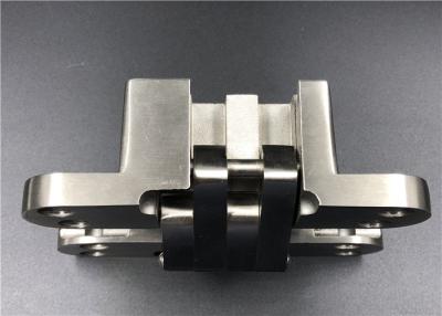 China Mortise Mount Concealed Invisible Hinges With Wide Stronger Connecting Arms for sale