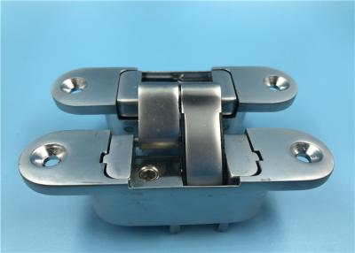 China Zinc Alloy Adjustable 3D 180 Degree Concealed Hinge Right Open 30x110 mm for sale