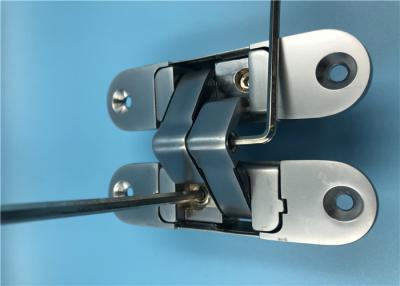 China Zinc Alloy Adjustable 3D 180 Degree Concealed Hinge Right Open 30x110 mm for sale