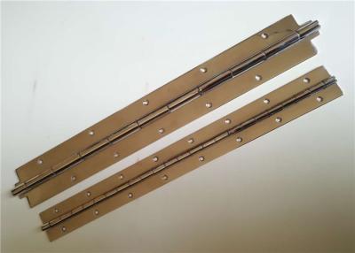 China Polished SS Continuous Piano Hinge for Subway Metro Channel Gate Toolbox for sale