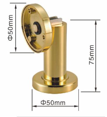 Cina Ente in lega di zinco magnetico rotondo di arresti di porta di Catchinterior montato sulla porta della parete in vendita