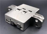 China Polished Small SOSS Hinges / Concealed Invisible Hinges 28x118x22mm for sale
