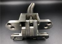China Spring Closing Stainless Steel Concealed Hinges Polished Surface Finishing for sale