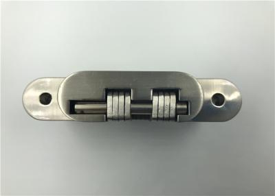 China Flexible Heavy Duty Invisible Hinge With Brushed Nickel Surface Finish for sale