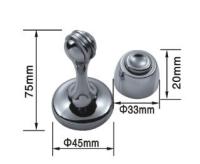 중국 아연 합금 자기를 띤 플로어 도어 홀더 45x75mm 침묵하는 용이한 설치 판매용