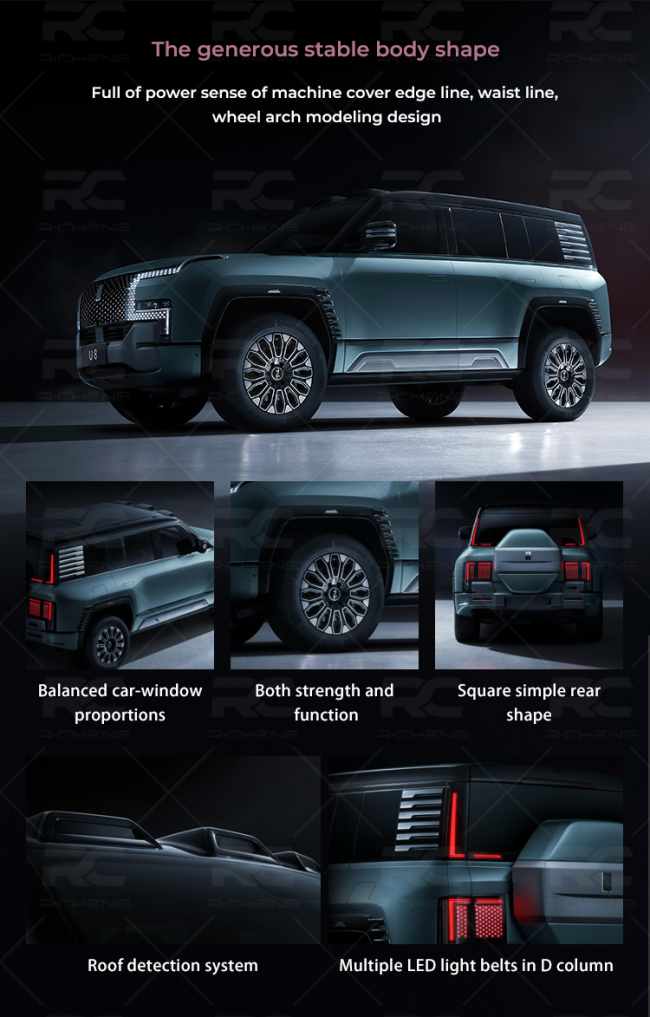High End Luxury Hybrid Car New Byd Yangwang U8 2023 Smart Off-road Vehicle Flagship