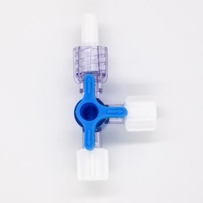 中国 Dehp Free Disposable Medical 3 Way Stopcock Luer Lock Valve 販売のため